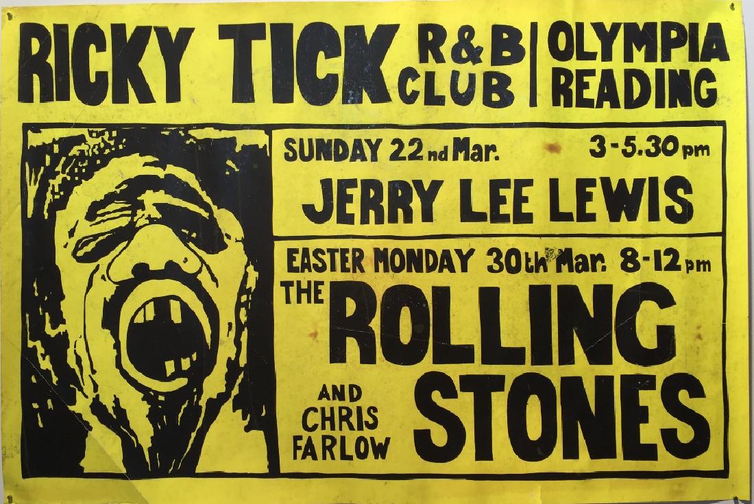 ROLLING STONES RICKY TICK POSTER