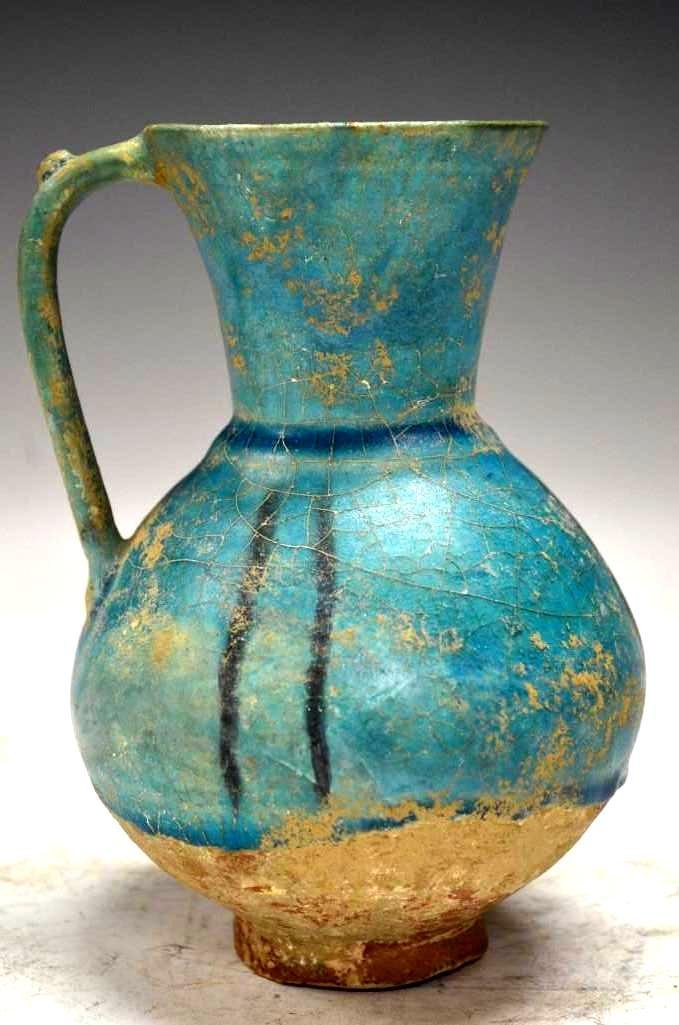 Persian/Islamic Porcelain Blue Glaze Pitcher - Nov 24, 2013 | Holly ...