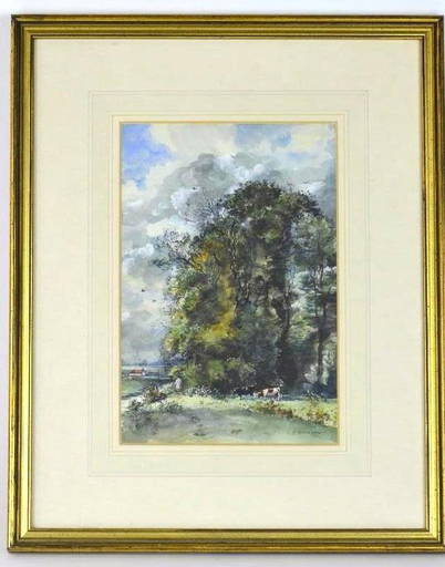 Cj Thornton Signed English Landscape Painting