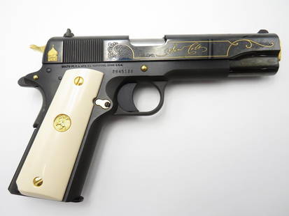 Engraved Colt Model 1911 Semi-automatic Pistol Auction