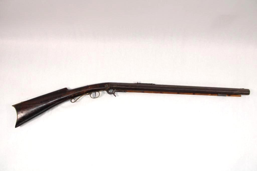 Antique N. Kendall Underhammer Percussion Rifle Auction