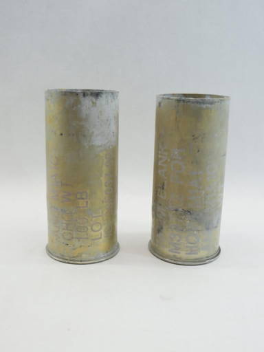 (2) 75mm M1a1 Howitzer Shells