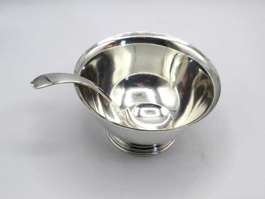 Stieff Sterling Silver Paul Bowl & Ladle Auction