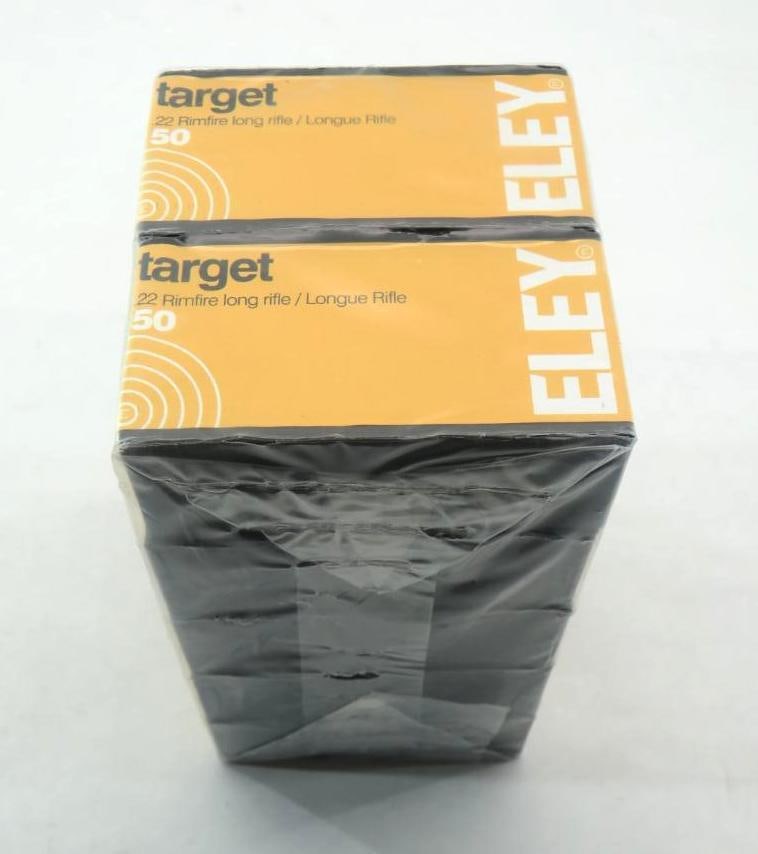 (10) Boxes Of 50 Eley Target .22 Lr Cartridges Auction