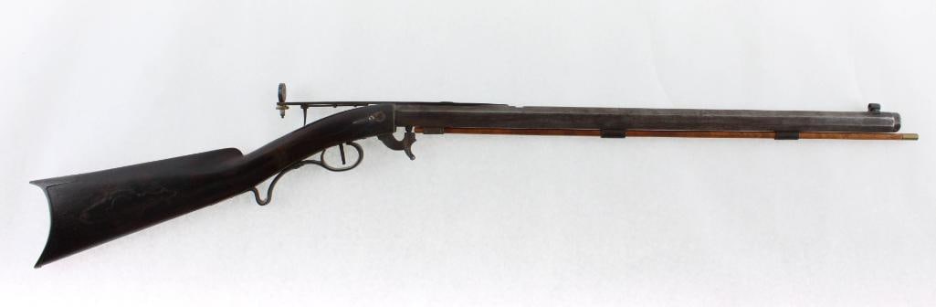 Antique D.r. Hilliard Underhammer Percussion Rifle Auction