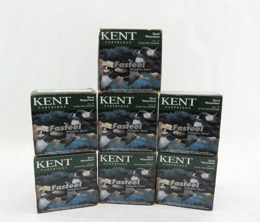 (175) Kent 12 Ga. 3" Steel Shot Shotgun Shells - Jun 26, 2025 | Thomas ...