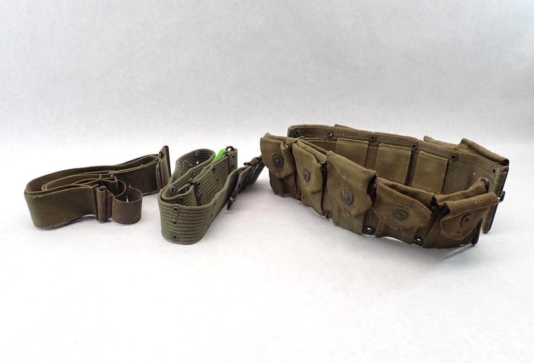 Vintage U.s. Military Web Gear Auction