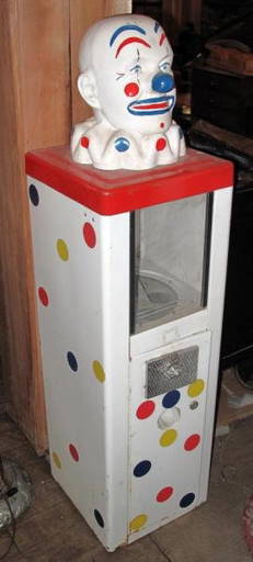 Clown Head Vending Machine