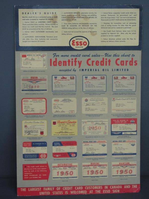IMPERIAL ESSO-MATIC CREDIT CARD SERVICE, 1950