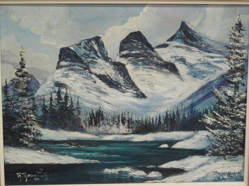 ROGER ROMANICK OIL ON CANVAS