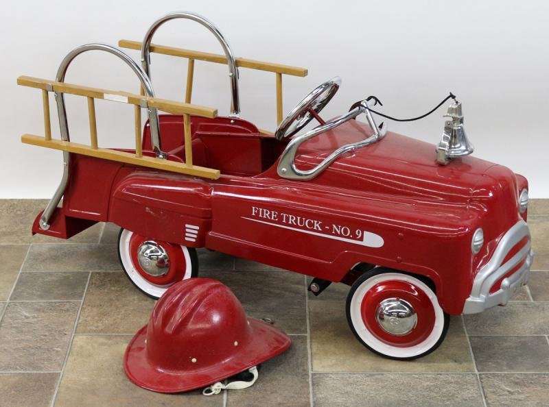 Fire Truck No. 9 Pedal Car