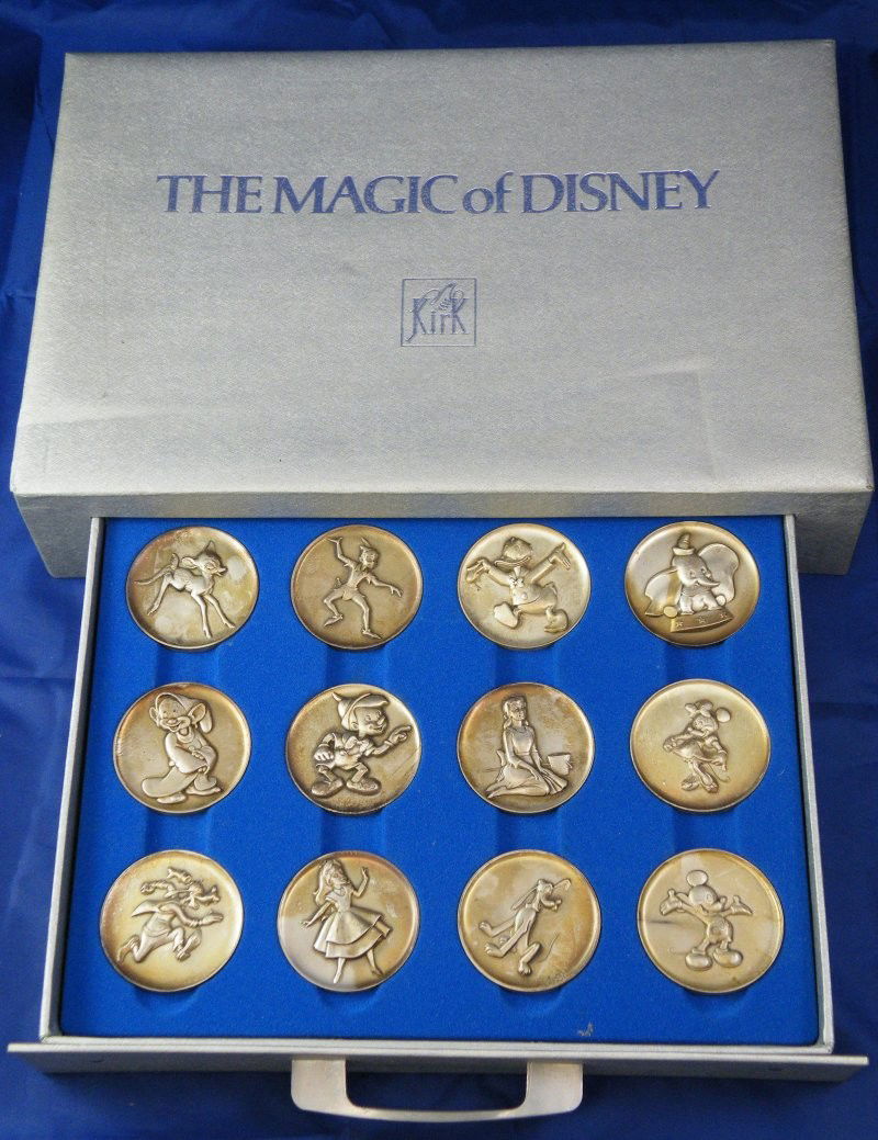 VINTAGE DISNEY SILVER COLLECTION OVER 30 OZ