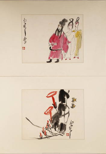 A Chinese Hand Painting By Ding Yan Yong