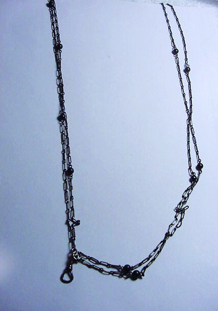 Antique Steel Watch Chain