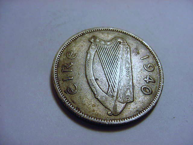 1940 Ireland 2 Shillings