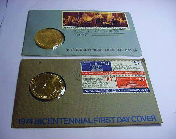 [2] Bronze Bicentenial Pnc Covers