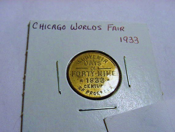 1933 CHICAGO WORLDS FAIR TOKEN