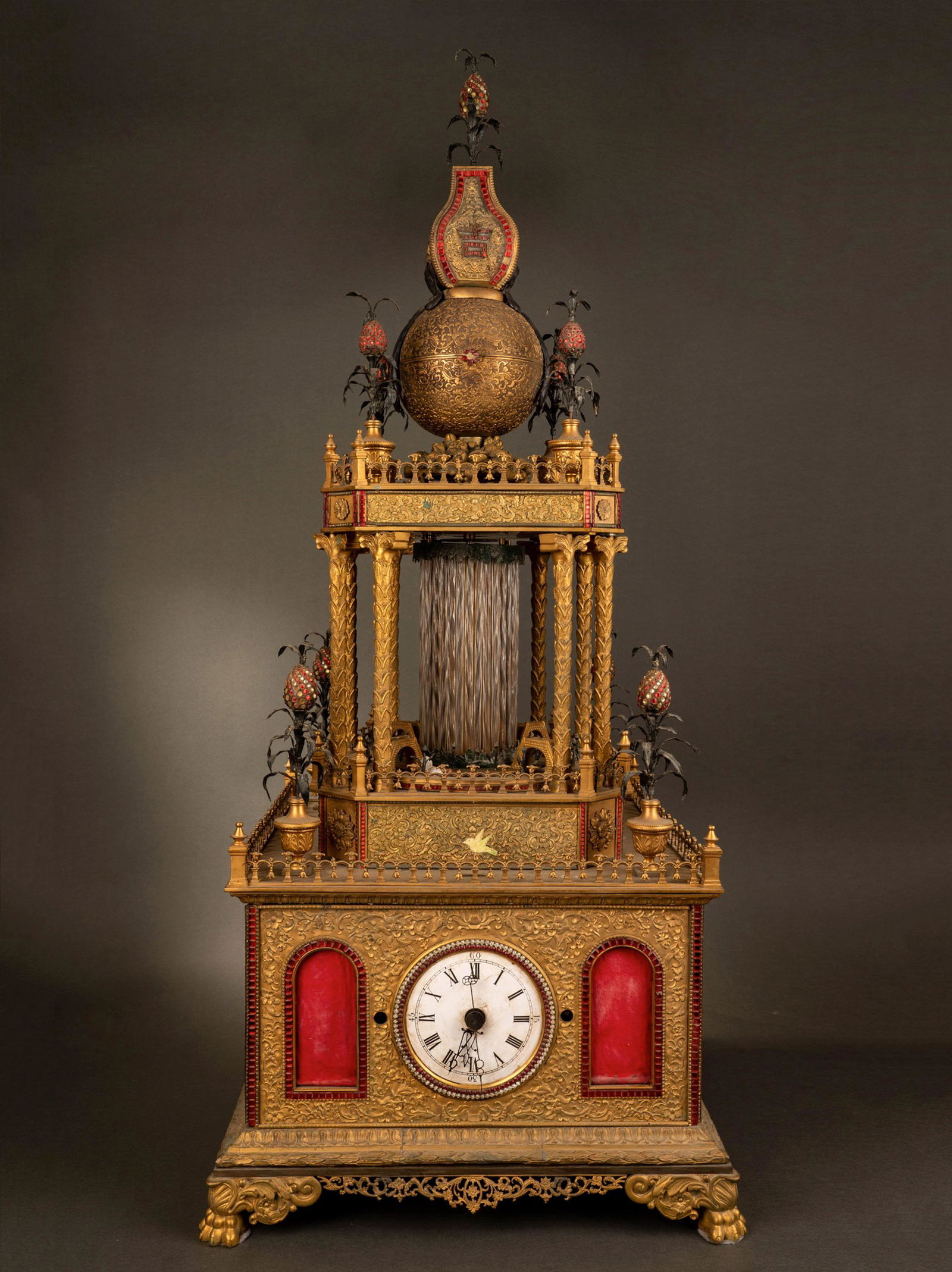 Bronze Gilt Clock