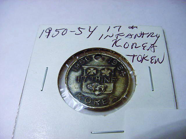 1950 1954 Korea 17th Infantry Token