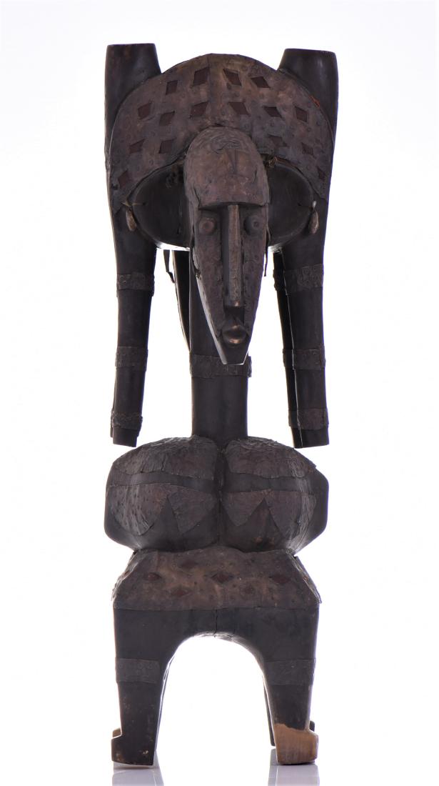 African Bambara Wood Sculpture, Mali. Carved From