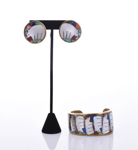 Turza Wells And Andrew Show Brass Polar Bear