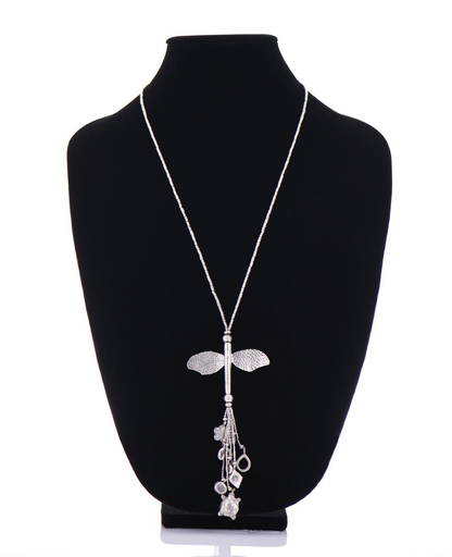Sterling Silver Dangling Pendant Necklace