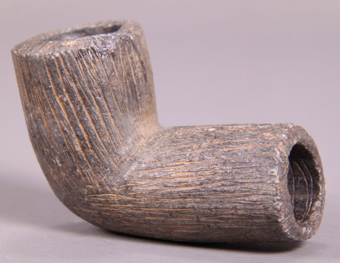Native American Indian Artifact, Stone Elbow Pipe, Tex