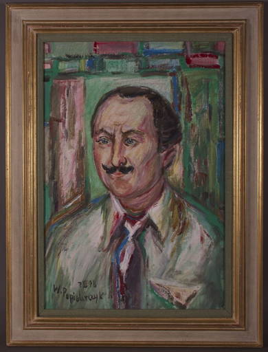 W.k. Popielarczyk (1925 1987) Signed, 1978. Framed Oil