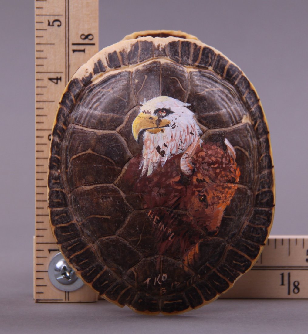 Native American hand painted turtle shell of Bald - Oct 07, 2014 ...