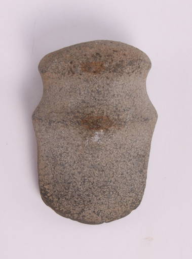 Native American Artifact Of A Stone Fluted Axe Head