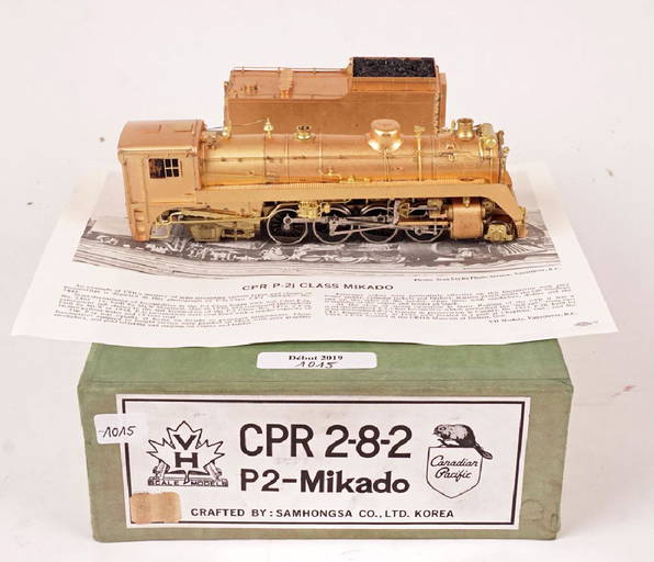 Vh Scale Models — Cpr 2 8 2 P2j Class Mikado Locomotive