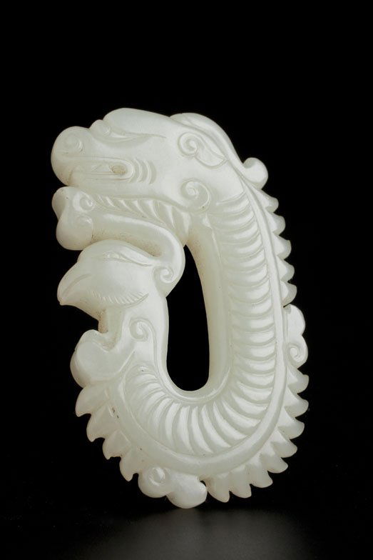 DRAGON PHOENIX JADE - Netsuke