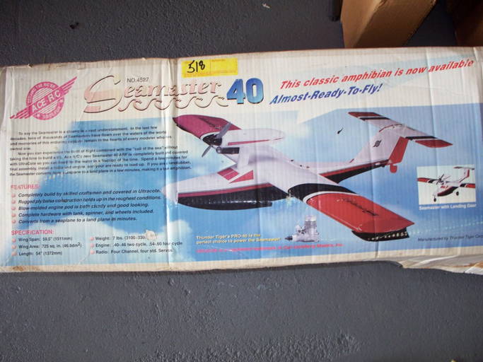 Seamaster 40 Arf Ace Rc By Thunder Tiger Corp Wing Sp