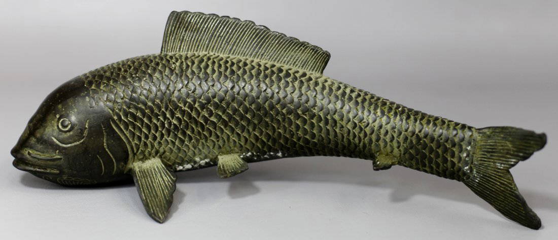 Antique Chinese Bronze Fish