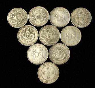 10 Chinese Silver Coins