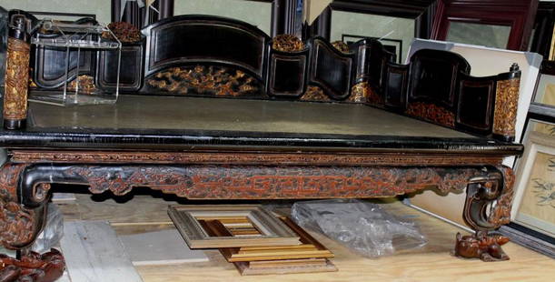 Circa 1800 Chinese Opium Bed