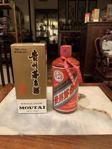 Red Bottle Moutai Wine W/ Box