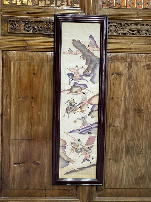 Framed Chinese Silk Tapestry Kesi