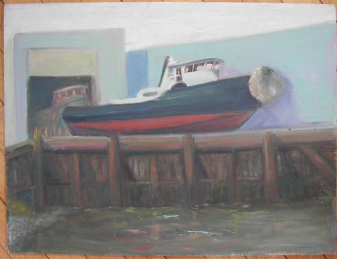 Ella Whitehead (20th 21st C.), "on The Ways," Oil On