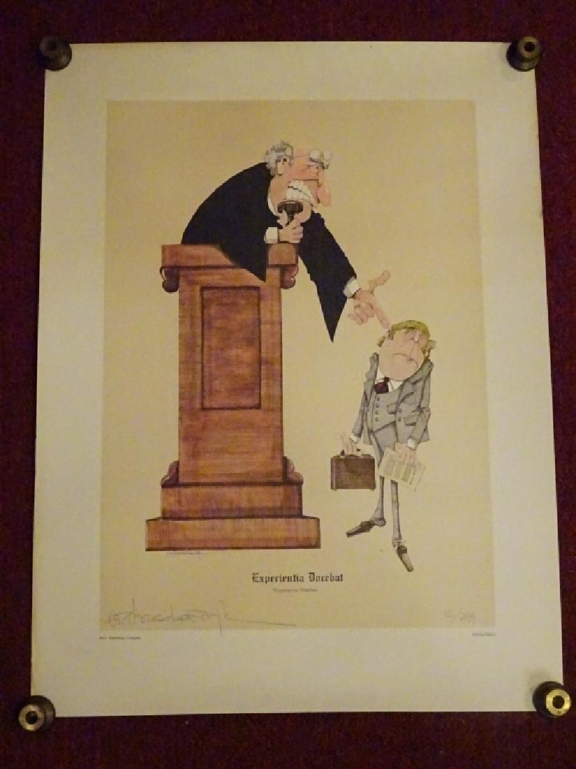 G.r. Cheesebrough Signed Lithograph, Experientia