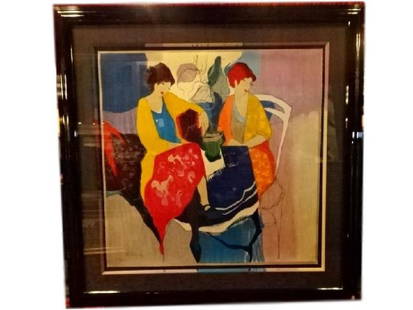 Itzchak Tarkay Loveliness Signed Limited Edition Serigraph