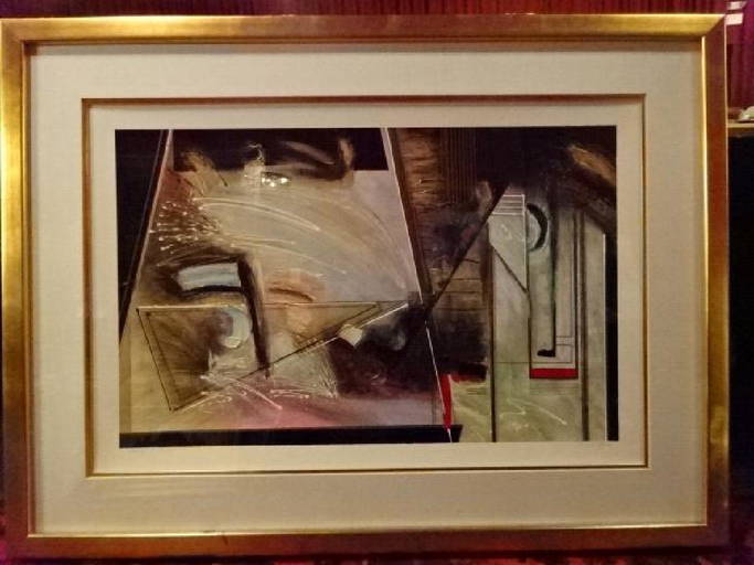 David Kime Original Acrylic Mixed Media Painting,