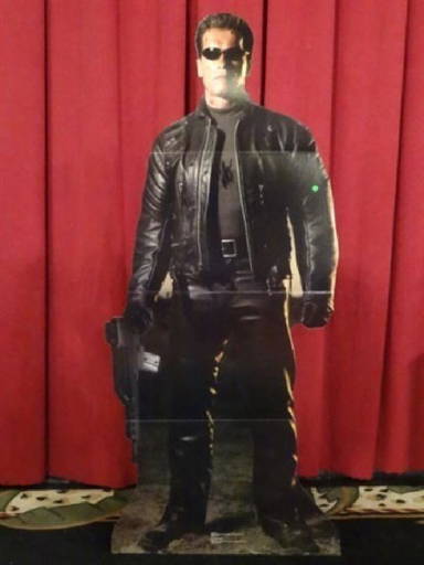 Large Terminator Arnold Schwarzenegger Cardboard Cutout