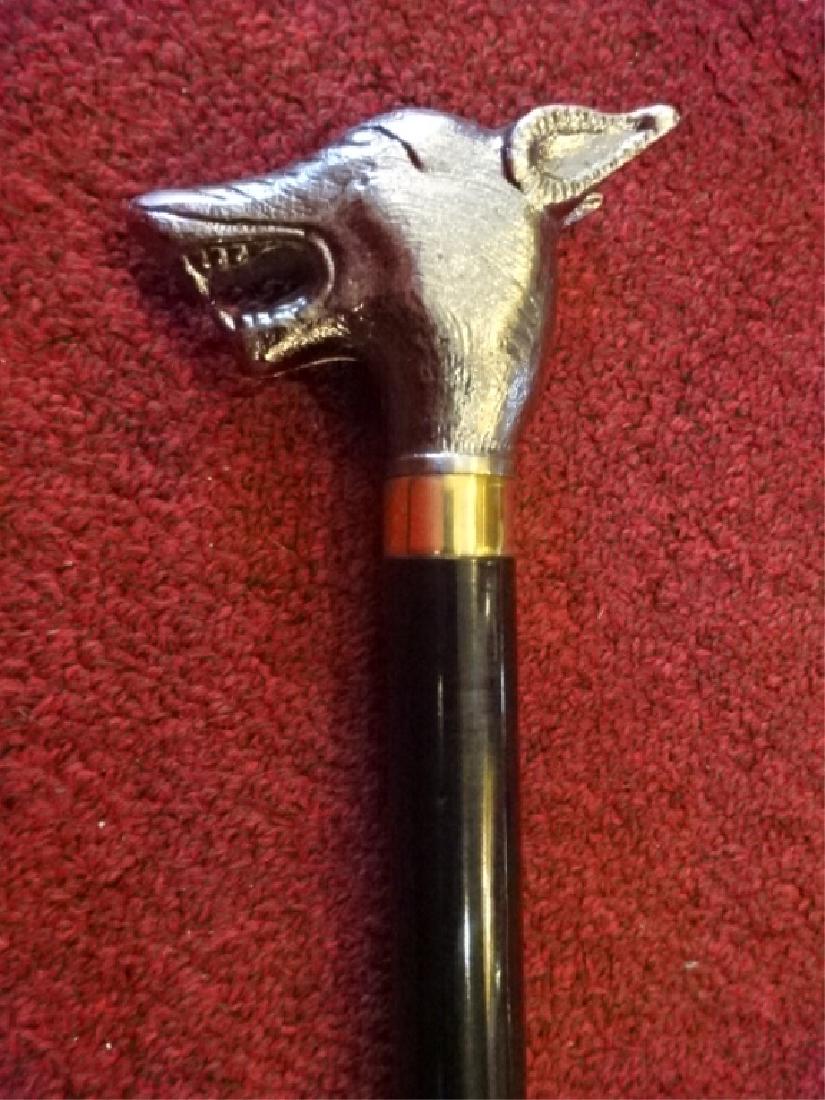 WOLF HEAD SWORD CANE / WALKING STICK, METAL HANDLE - Aug 08, 2017 ...