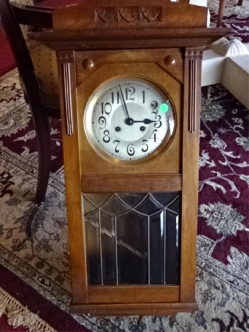 WOOD RADIUM-GONG WALL CLOCK, BRASS FACE AND PENDULUM, - Aug 15, 2017 ...