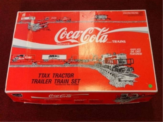 K Line Coca Cola Ttax Tractor Train Set, Mp 15 Engine,