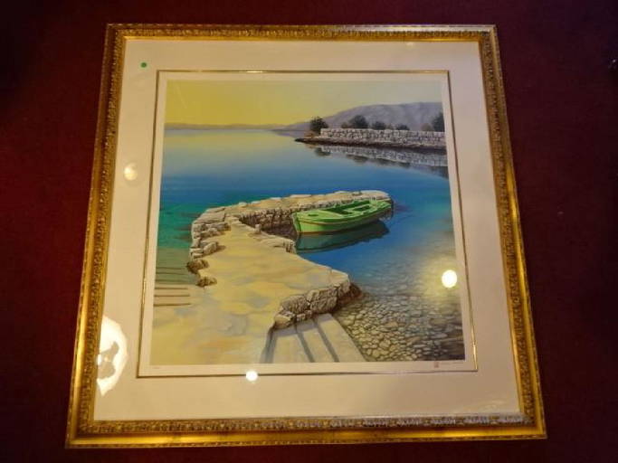 Large Frane Mlinar (croatia 1959 ) Serigraph, Limited