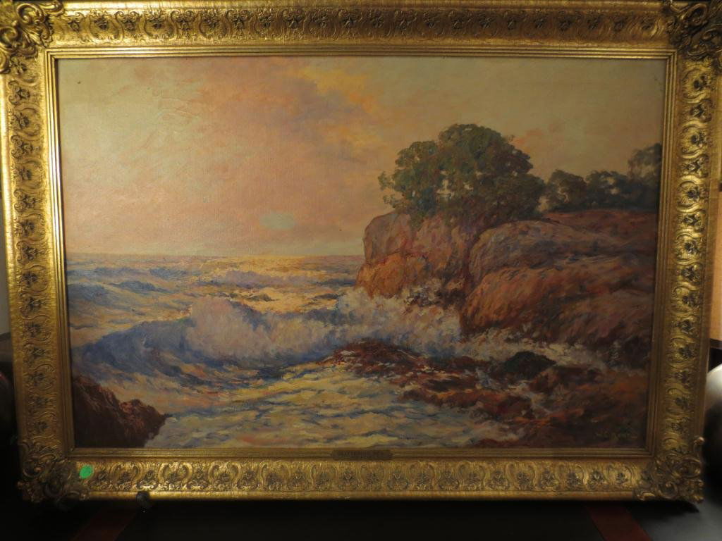 W.C. KENT OIL PAINTING ON CANVAS, "GLITTERING SEA", SIG - Feb 05, 2013 ...