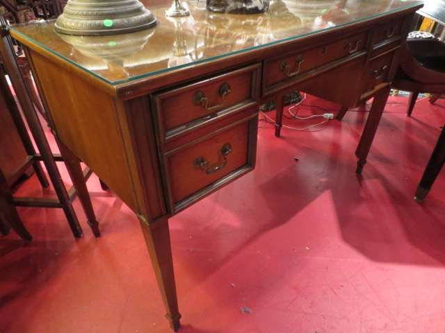 SLIGH LOWRY DESK, EMBOSSED LEATHER TOP, WITH PROTECTIVE - Mar 05, 2013 ...