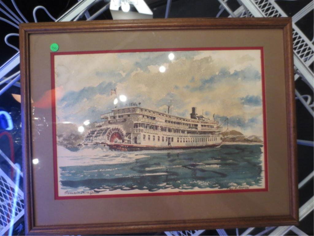 PAUL NORTON "STEAMBOAT DELTA QUEEN" PRINT, APPROX 20.25 - Apr 02, 2013 ...